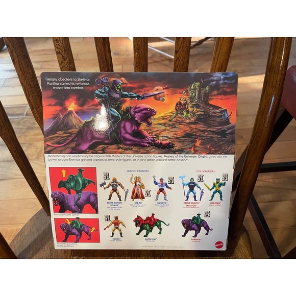 Mattel | Toys | 22 Masters Of The Universe Origins Flocked Panthor ...